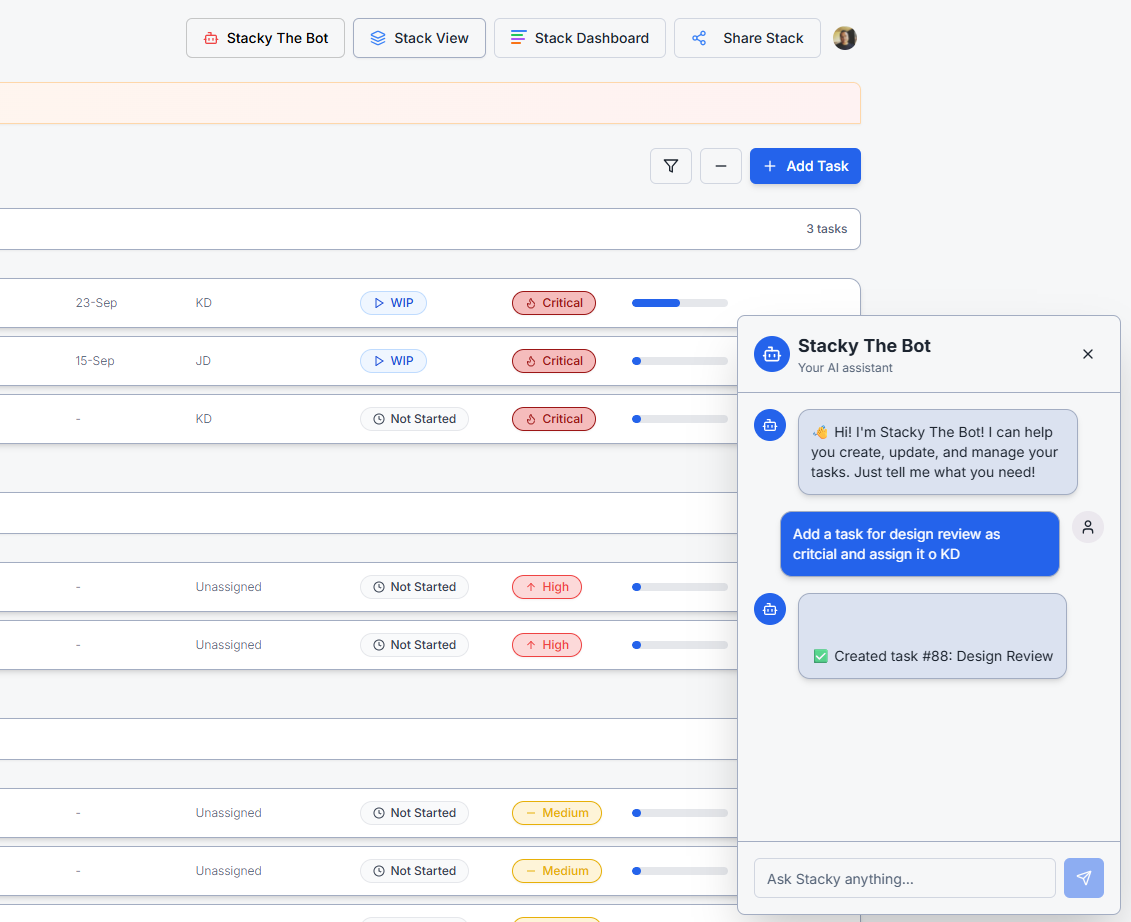 TaskStack.ai : Free AI Task Management Software